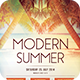 Modern Summer Flyer, Print Templates | GraphicRiver