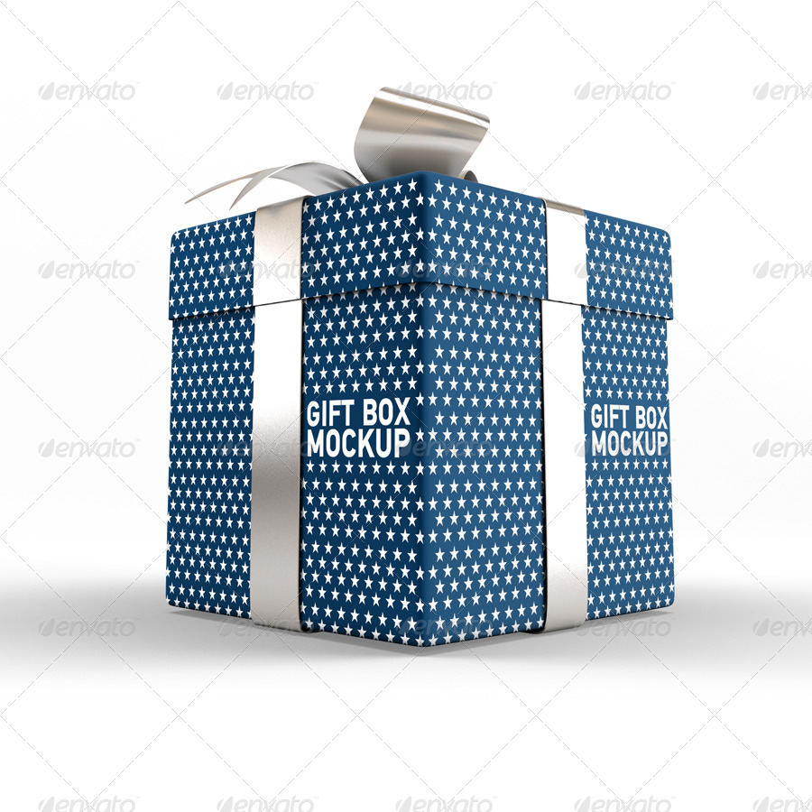 Gift Box Mock-Up, Graphics | GraphicRiver