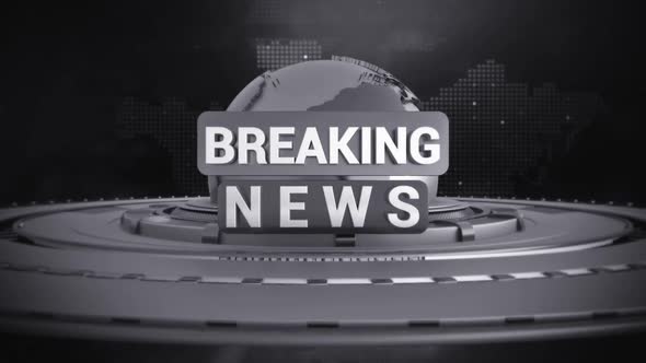 Breaking News Black And White, Motion Graphics | VideoHive