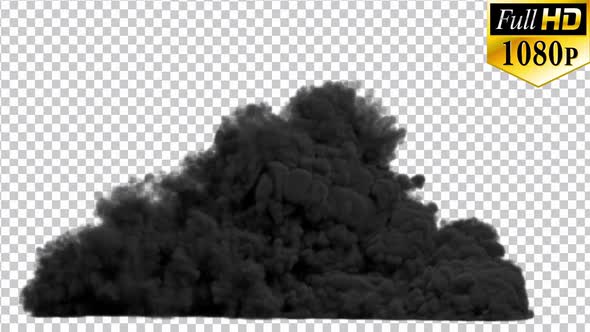 Wide Explosion - Alpha Channel, Motion Graphics | VideoHive