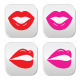Lips Buttons, Vectors | GraphicRiver