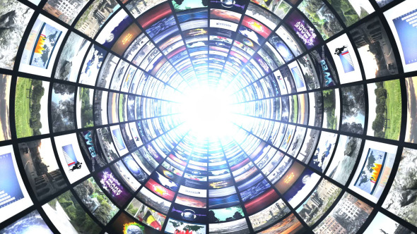 Tunnel Monitors Loop (3 Videos), Motion Graphics | VideoHive