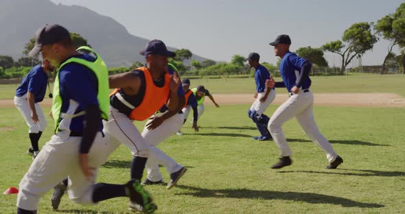 Baseball players training, Stock Footage | VideoHive