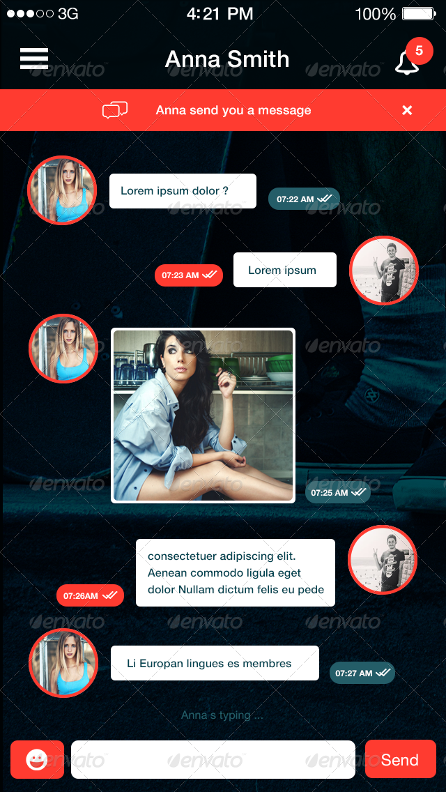 Visually l Flat Mobile App UI Kit, Web Elements | GraphicRiver