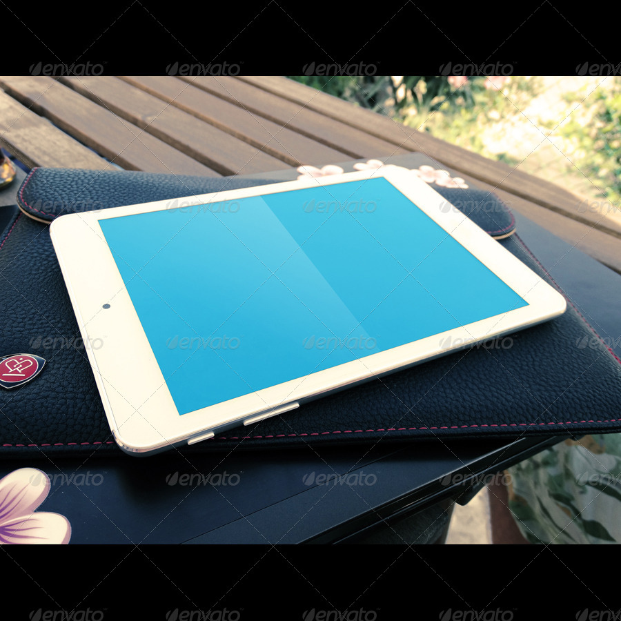 Photorealistic White Tablet Mock Up, Graphics | GraphicRiver