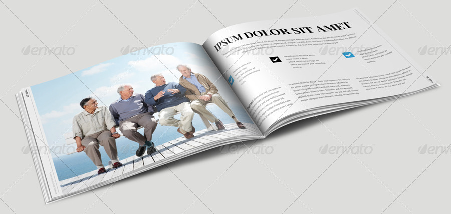 A5 Landscape Magazine Template, Print Templates | GraphicRiver