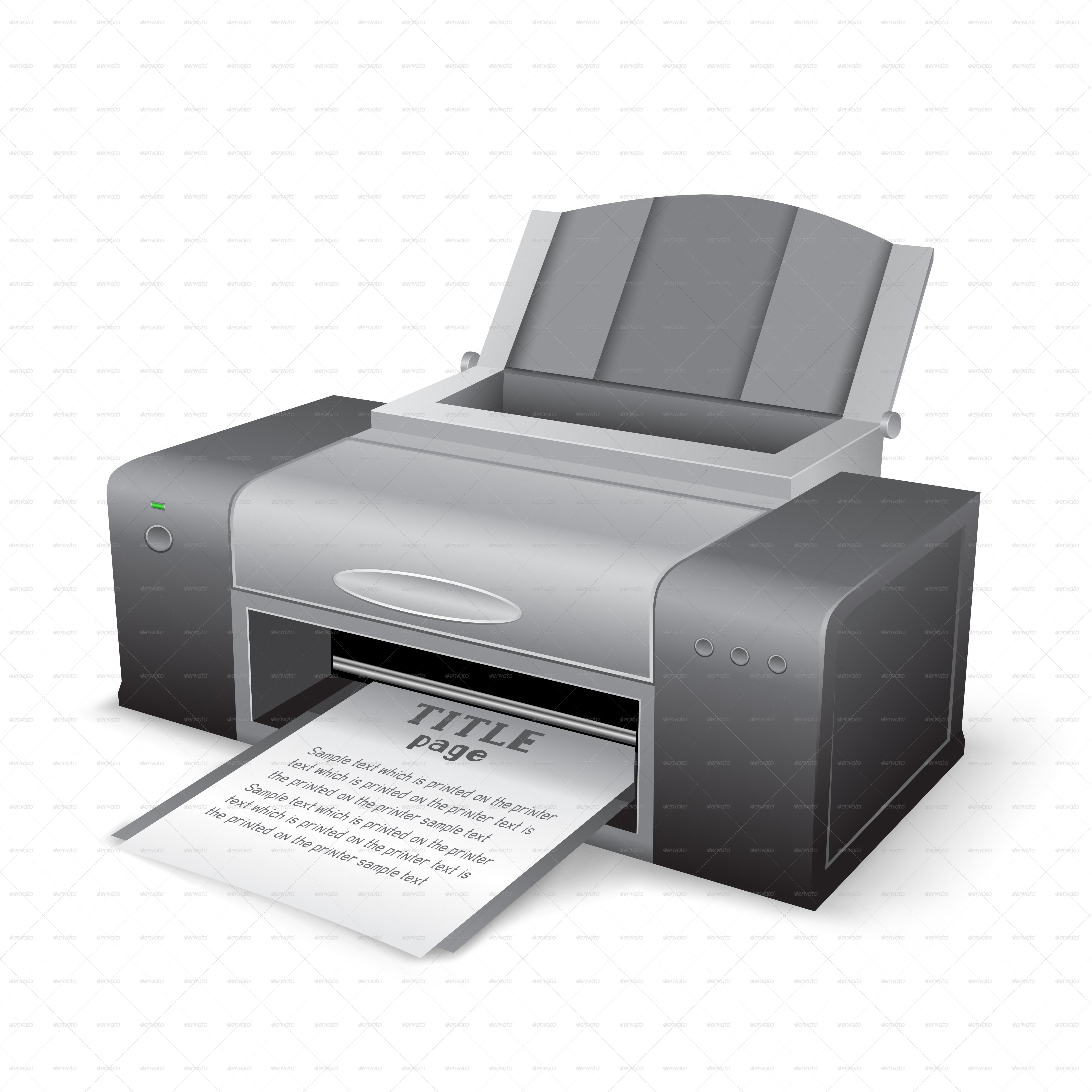 The Printer, Vectors | GraphicRiver