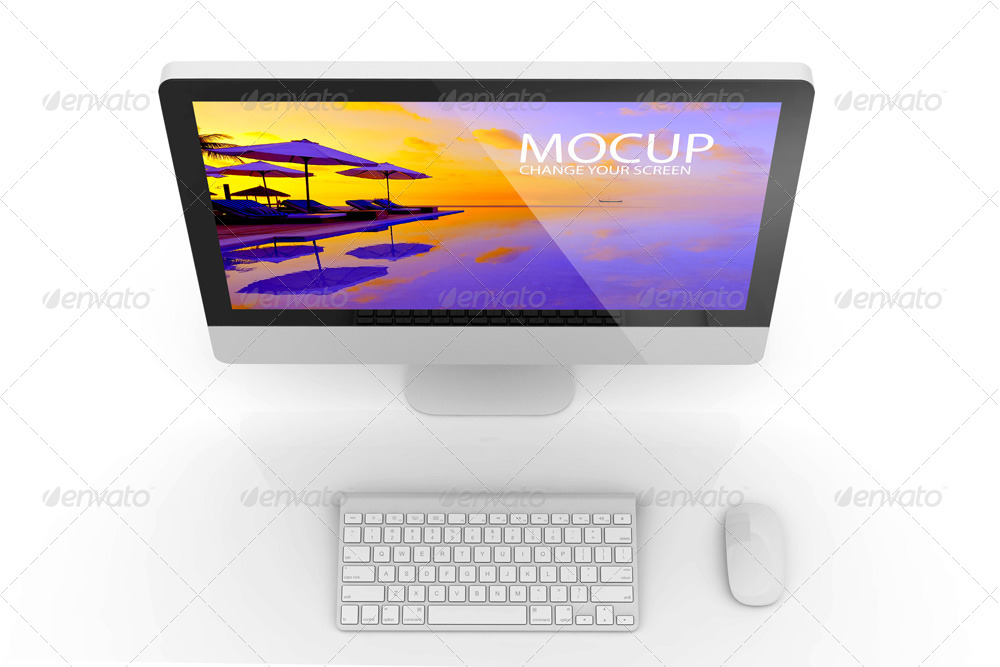 Small iDesktop Mockup, Graphics | GraphicRiver