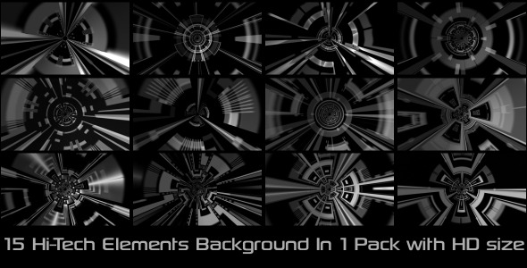 Tech Background Elements Pack 01, Motion Graphics | VideoHive