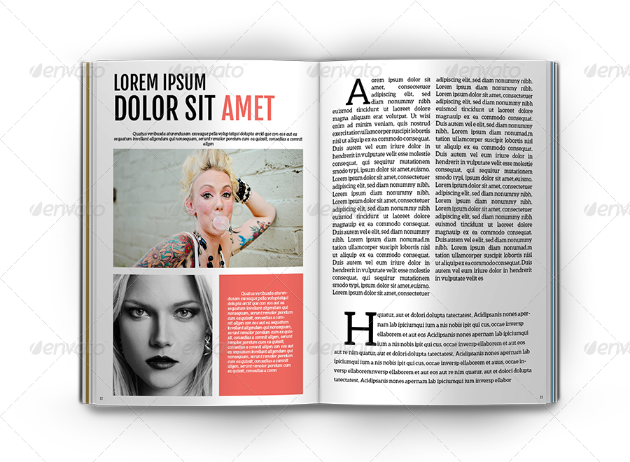 Unlimited Magazine, Print Templates | GraphicRiver