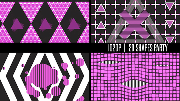 2D Shapes Party, Motion Graphics | VideoHive