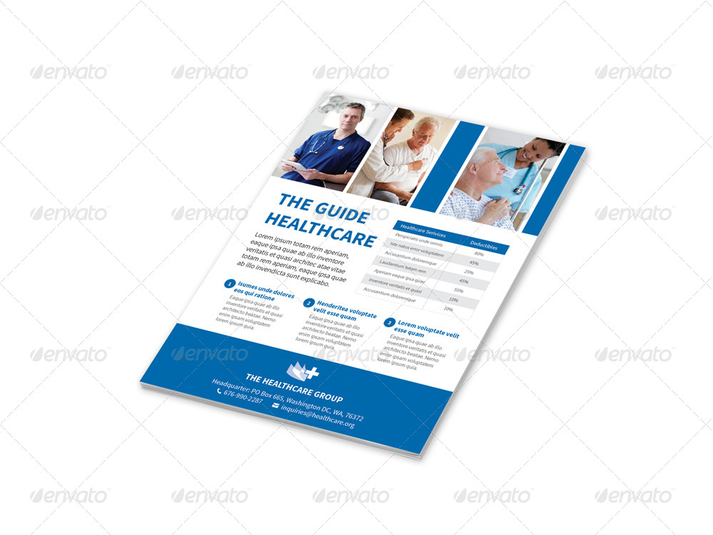 Medical Flyers – 4 Options, Print Templates | GraphicRiver