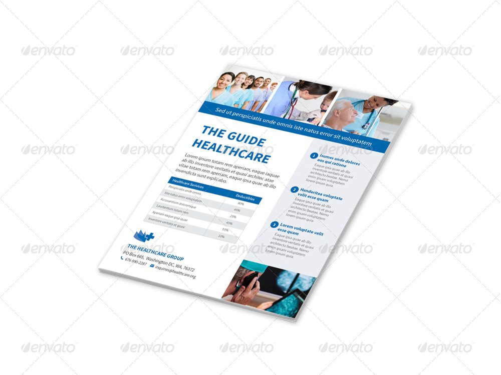 Medical Flyers – 4 Options, Print Templates | GraphicRiver