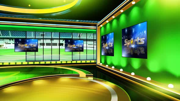 Sports Virtual Studio Background, Motion Graphics | VideoHive