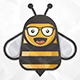 Bee Geek Logo, Logo Templates | GraphicRiver