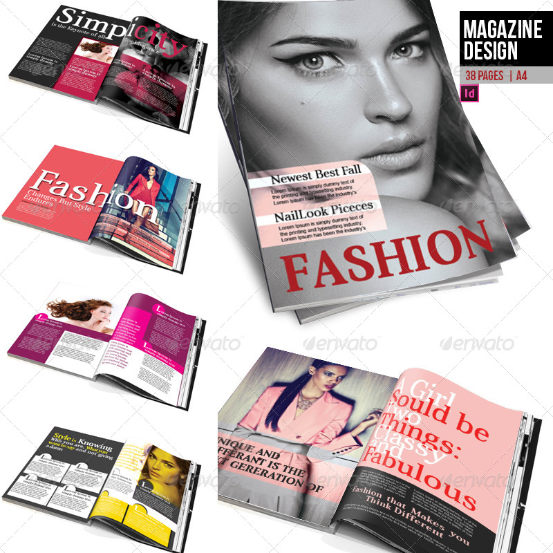 Fashion Magazine Design , Print Templates | GraphicRiver