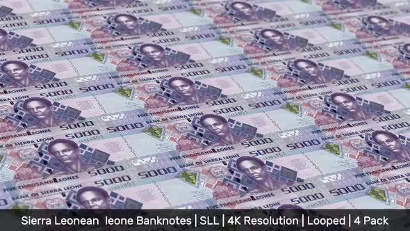 Sierra Leone Banknotes Money / Sierra Leonean leone / Currency Le / SLL ...