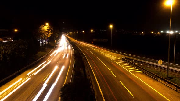 Traffic at Night, Stock Footage | VideoHive