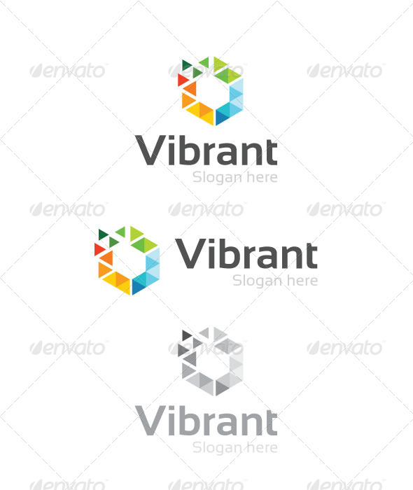 Vibrant Logo by jbdzynr | GraphicRiver