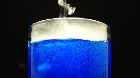 Interesting Chemical Reaction. Close-up., Stock Footage | VideoHive