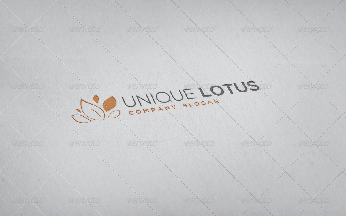 Unique Lotus, Logo Templates | GraphicRiver