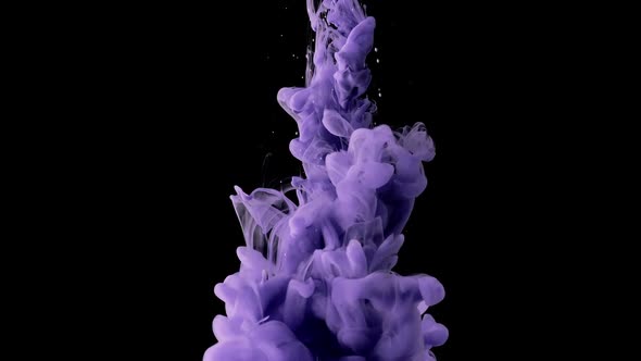 Purple Ink Color Abstract Backgrund, Stock Footage | VideoHive