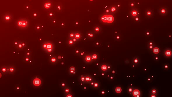 Red Youtube Particles animation, Motion Graphics | VideoHive