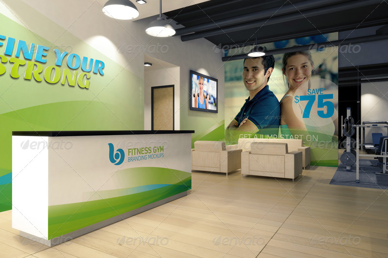 Fitness - Gym Branding Mockups, Graphics | GraphicRiver