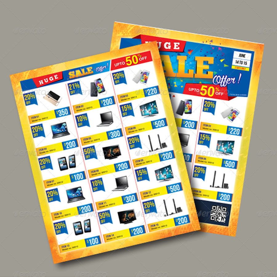 Sales Promotion Flyer Template, Print Templates | GraphicRiver