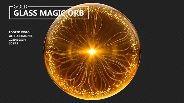 Gold Magic Orb, Motion Graphics | VideoHive