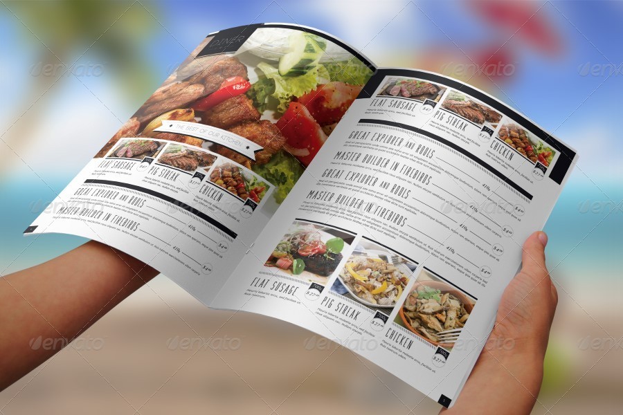 Fresh & Clean Restaurant Menu by Radomir | GraphicRiver