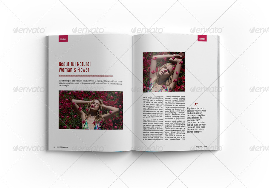 Clean Magazine, Print Templates | GraphicRiver