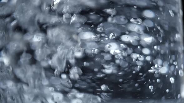 Slow Motion Shot of Bubbles in Boiling Water, Stock Footage | VideoHive
