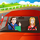 Teenager in a Road Driving Test, Vectors | GraphicRiver