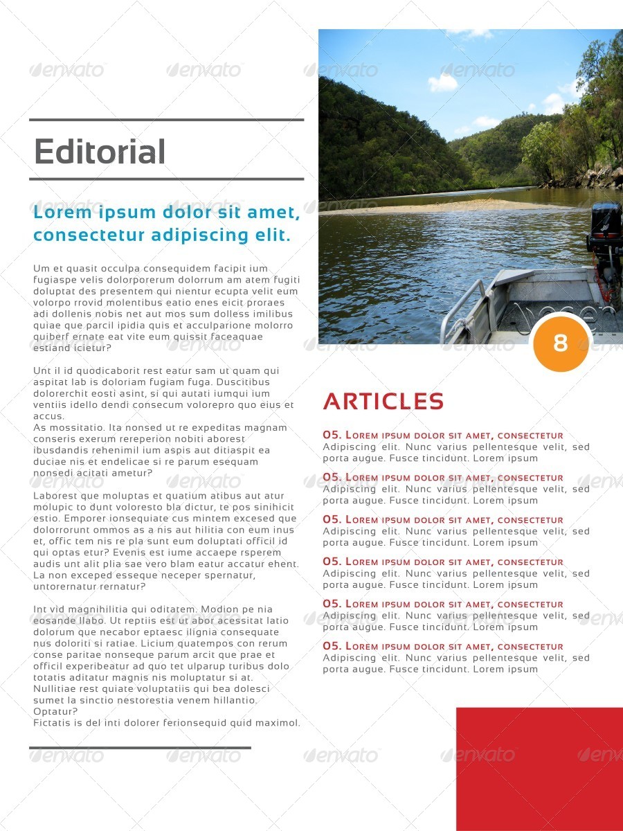 Multipurpose E-Magazine Template, ePublishing | GraphicRiver