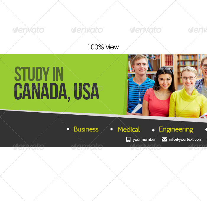 Education Facebook Cover Pages, Web Elements | GraphicRiver