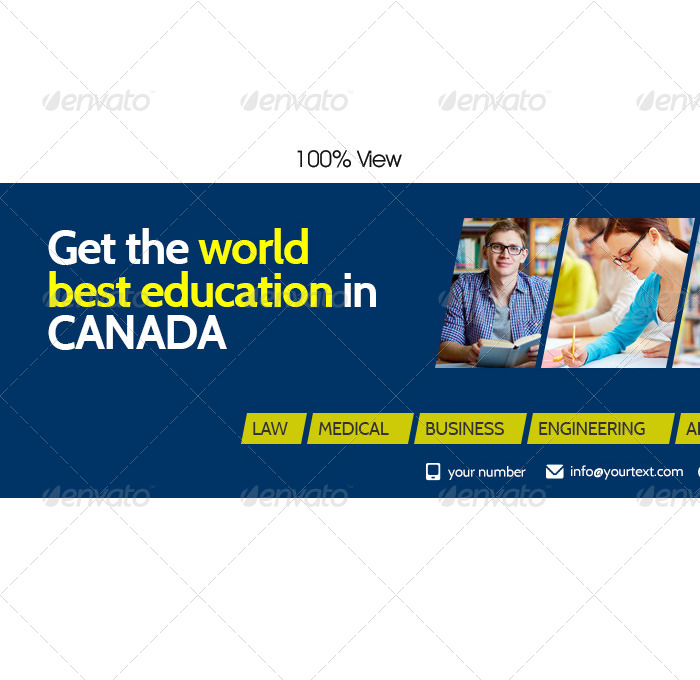 Education Facebook Cover Pages, Web Elements | GraphicRiver