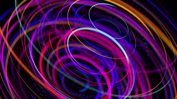 Light Flow Form Ring Structure, Motion Graphics | VideoHive