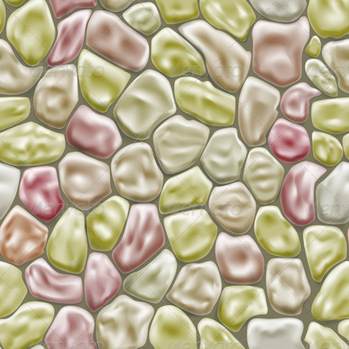 Seamless Patterns of Stones, Vectors | GraphicRiver