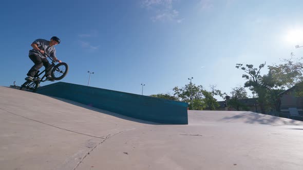 Cyclist Sliding On The Railing, Stock Footage | VideoHive