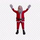 Santa Jumping And Waving, Motion Graphics | VideoHive