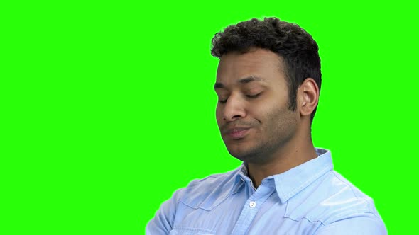 Indian Man with Distrust Face Expression., Stock Footage | VideoHive