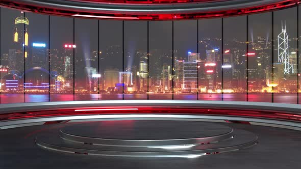 3D Virtual News Studio A002 C, Motion Graphics | VideoHive