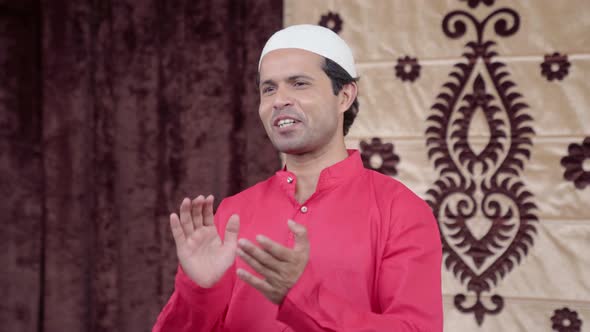 Muslim man clapping, Stock Footage | VideoHive
