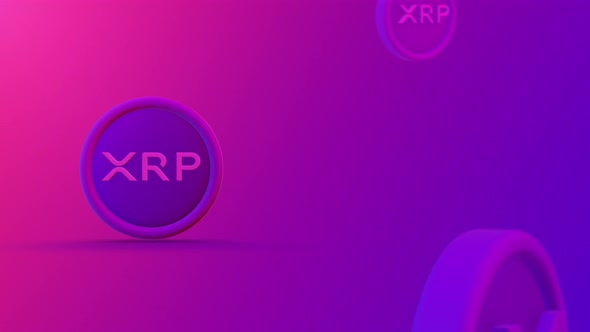 Xrp Ripple Rotating Coins Looping Background 4K, Motion Graphics ...