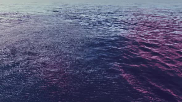 Blue Pink Waves In The Ocean, Motion Graphics | VideoHive