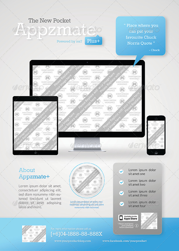 Mobile Apps Business Flyer / Magazine Ads, Print Templates | GraphicRiver