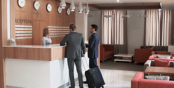Reception Service Routine, Stock Footage | VideoHive