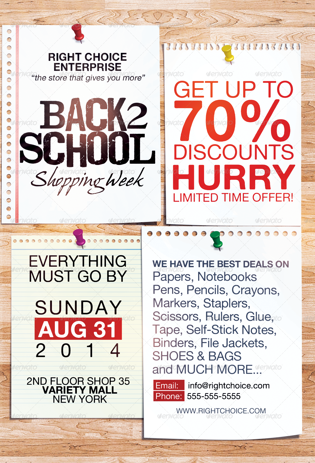 Shopping Week Flyer 2, Print Templates | GraphicRiver