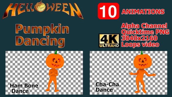 Helloween Pumpkin Dancing, Motion Graphics | VideoHive